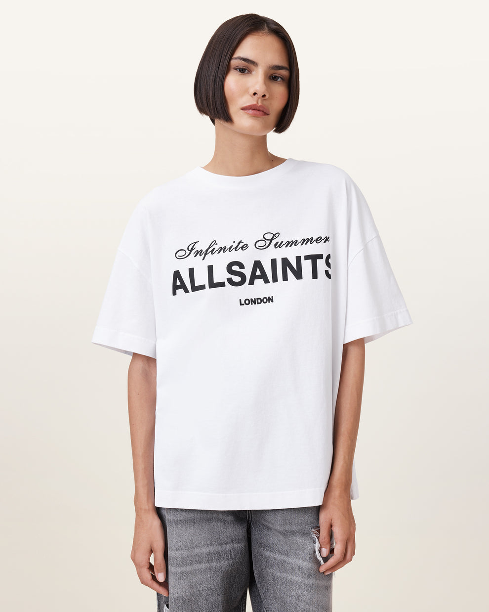 Avri Logo Tee from AllSaints HK – AllSaints Hong Kong